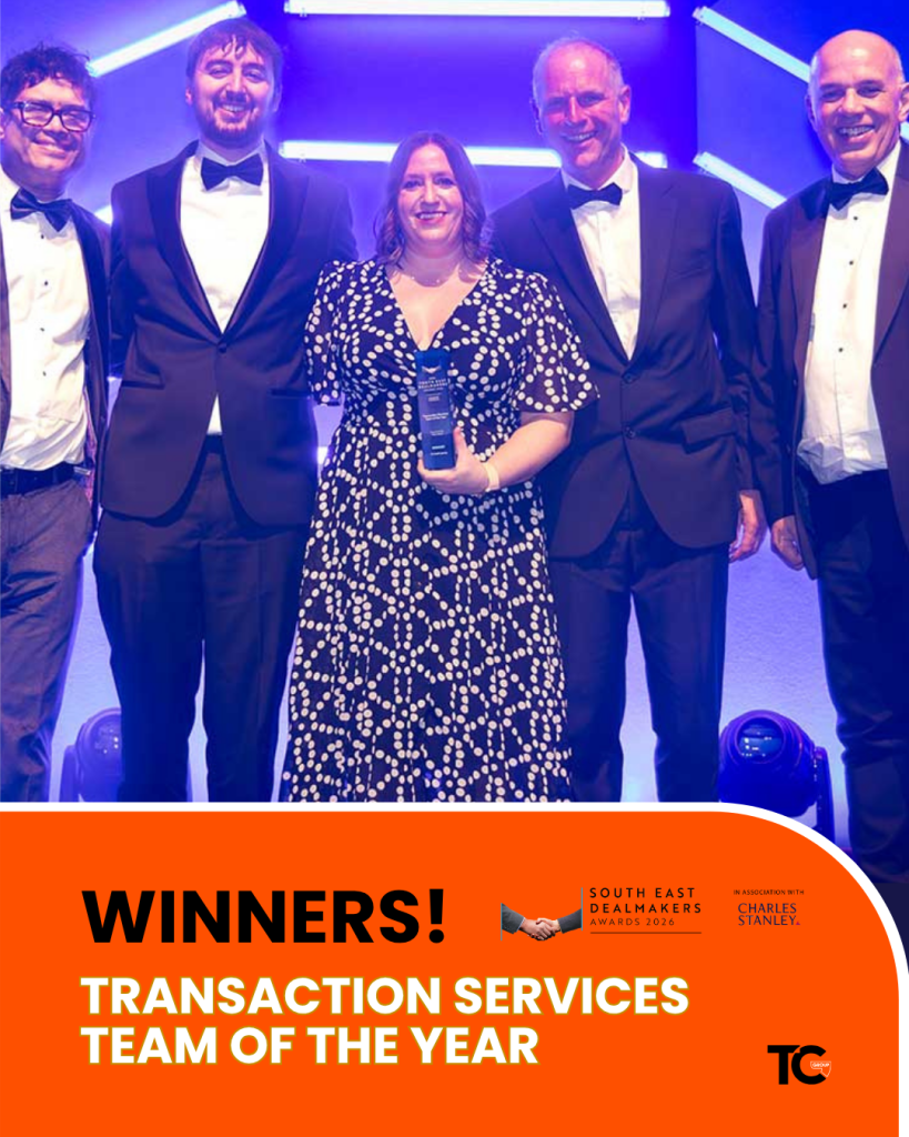 TC Knill James awarded Transaction Services Team of the Year - TC Group